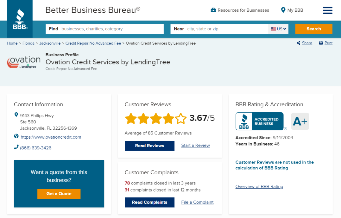 Credit Repair Reviews & BBB Ratings in 2025 - BadCredit.org