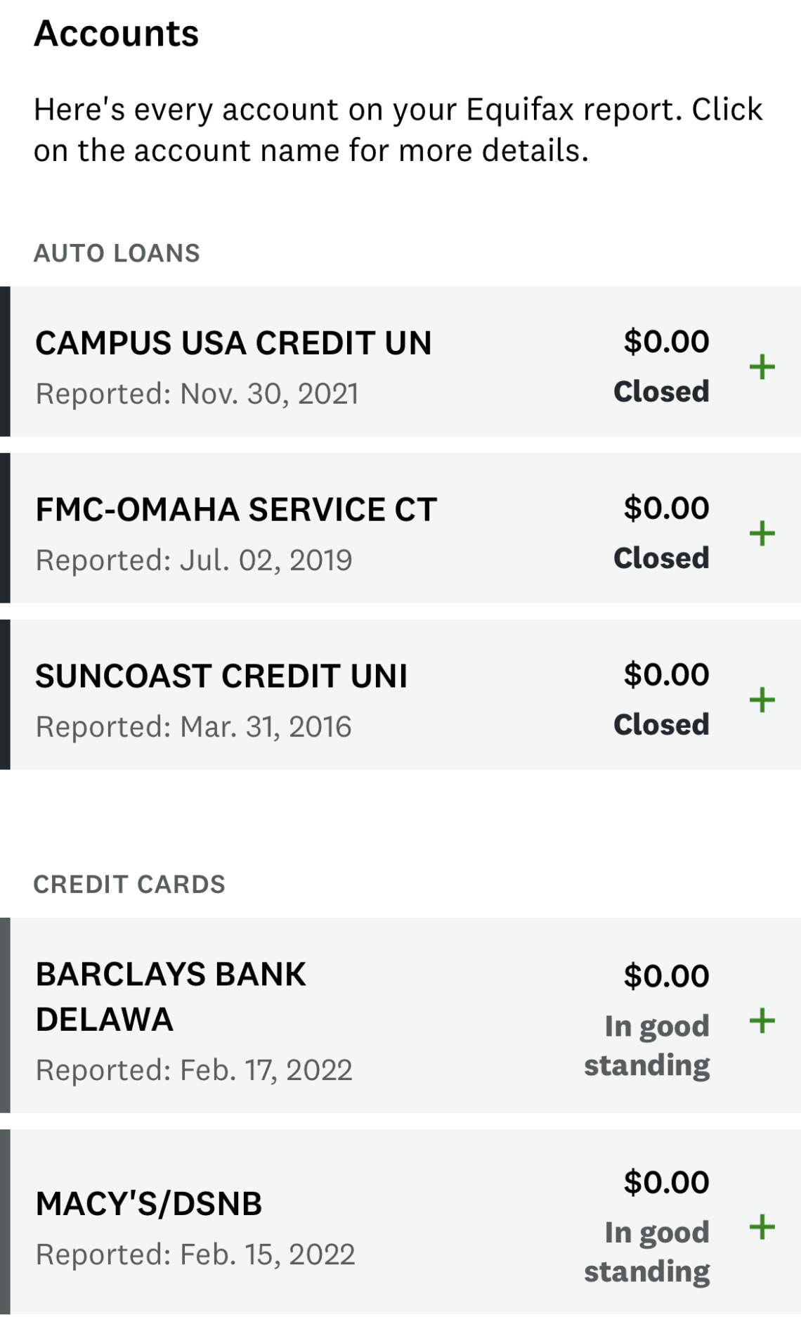What's In My Credit Reports? - BadCredit.org