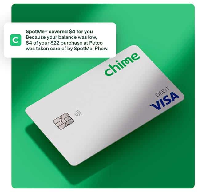 Chime Spot Me Paypal