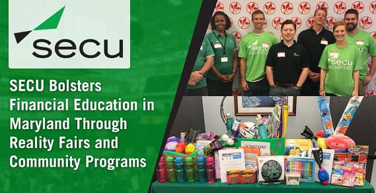 SECU Bolsters Financial Education in Maryland Through Reality Fairs and ...