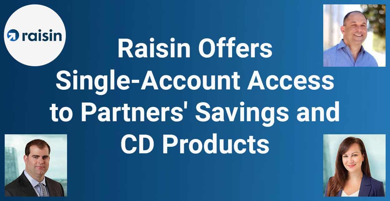 'Save With Purpose' Using Raisin's Single-Account Access to Partner ...